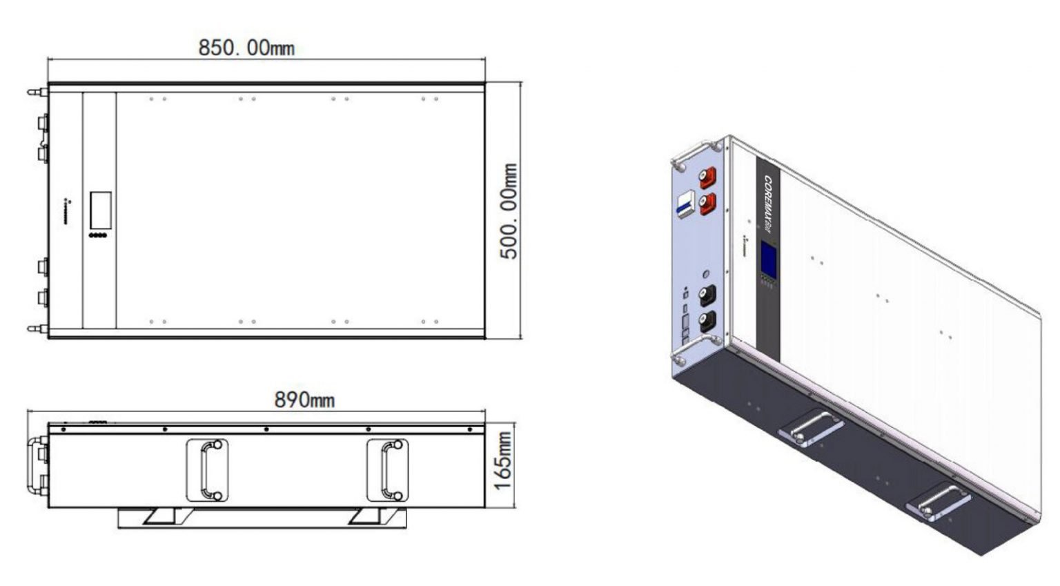 10 kwh bateria wall mounted solar 48v powerwall bank 10kw lifepo4 battery