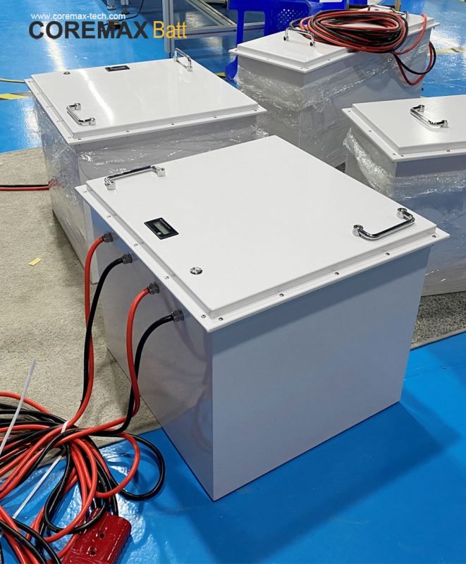 96V 100Ah 200Ah pack LiFePO4 Power 96 volt lithium battery bank