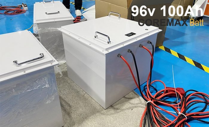 96V 100Ah 200Ah pack LiFePO4 Power 96 volt lithium battery bank